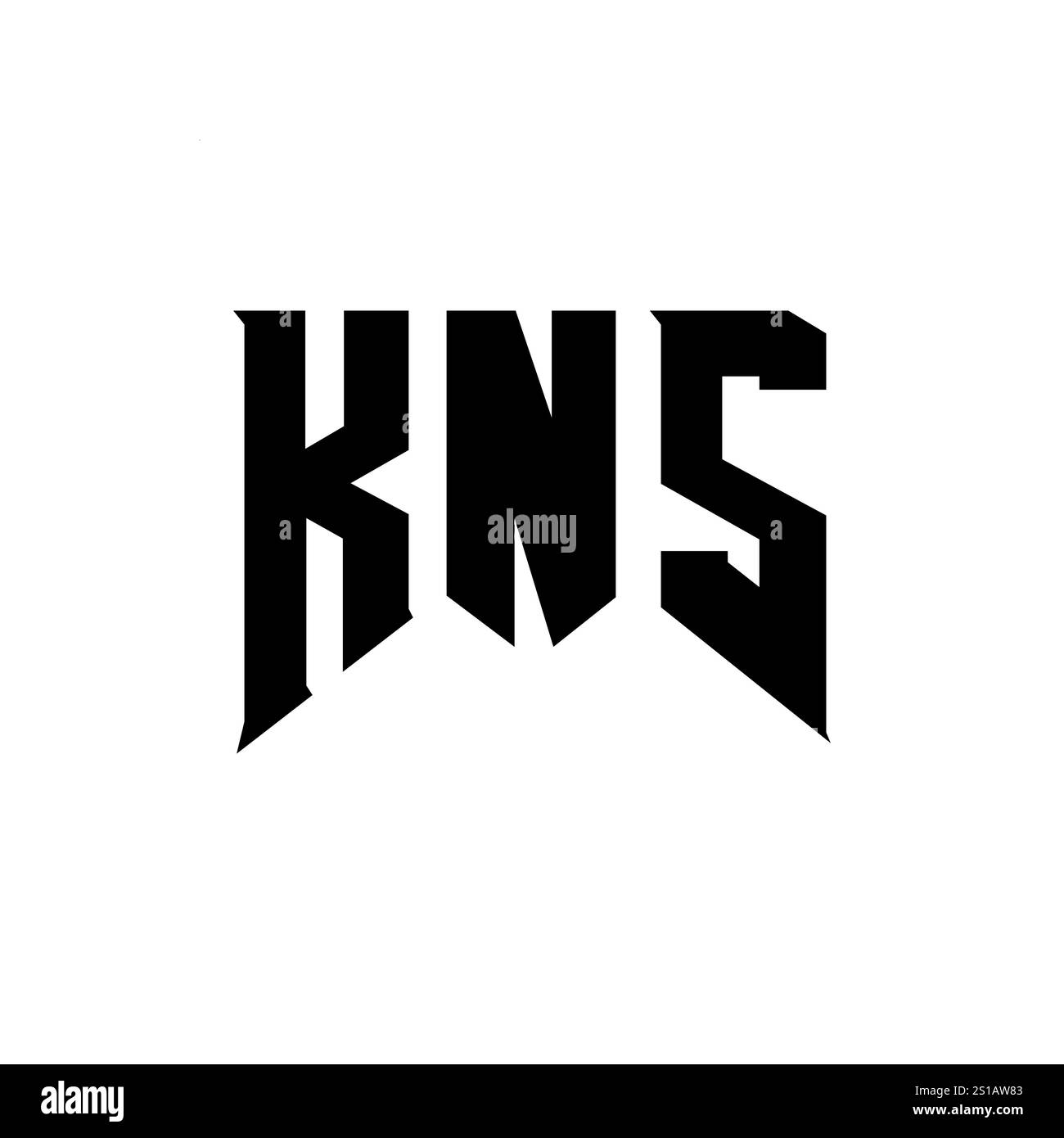 Kns logo design hi-res stock photography and images - Alamy