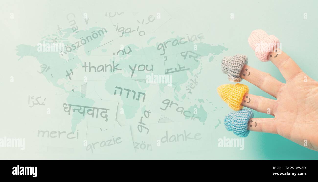 Thank you day, word thanks in different languages, being thankful ...