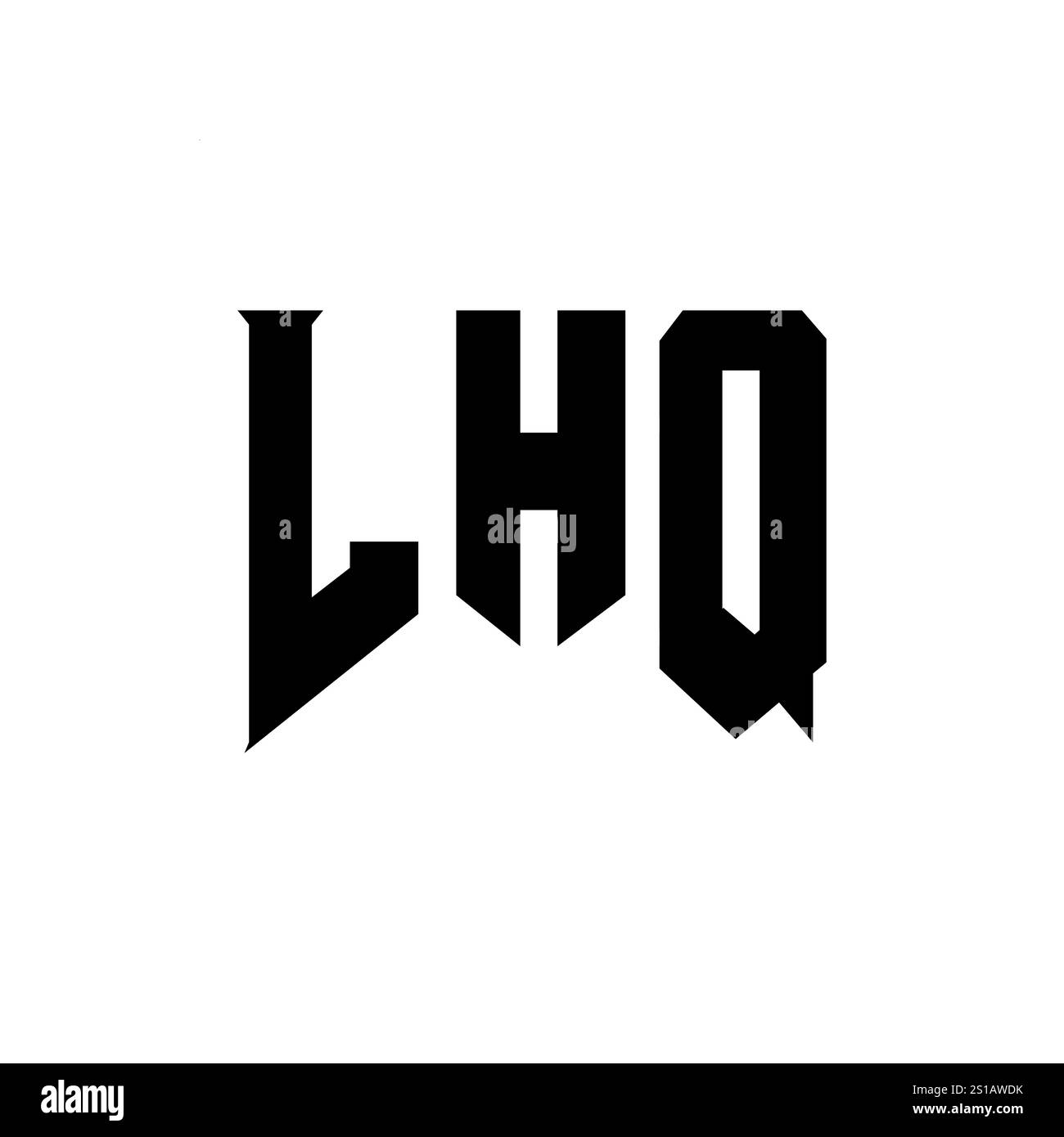 Lhq logo design hi-res stock photography and images - Alamy