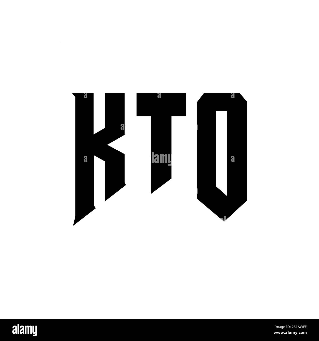KTO letter logo design for technology company. KTO logo design black ...