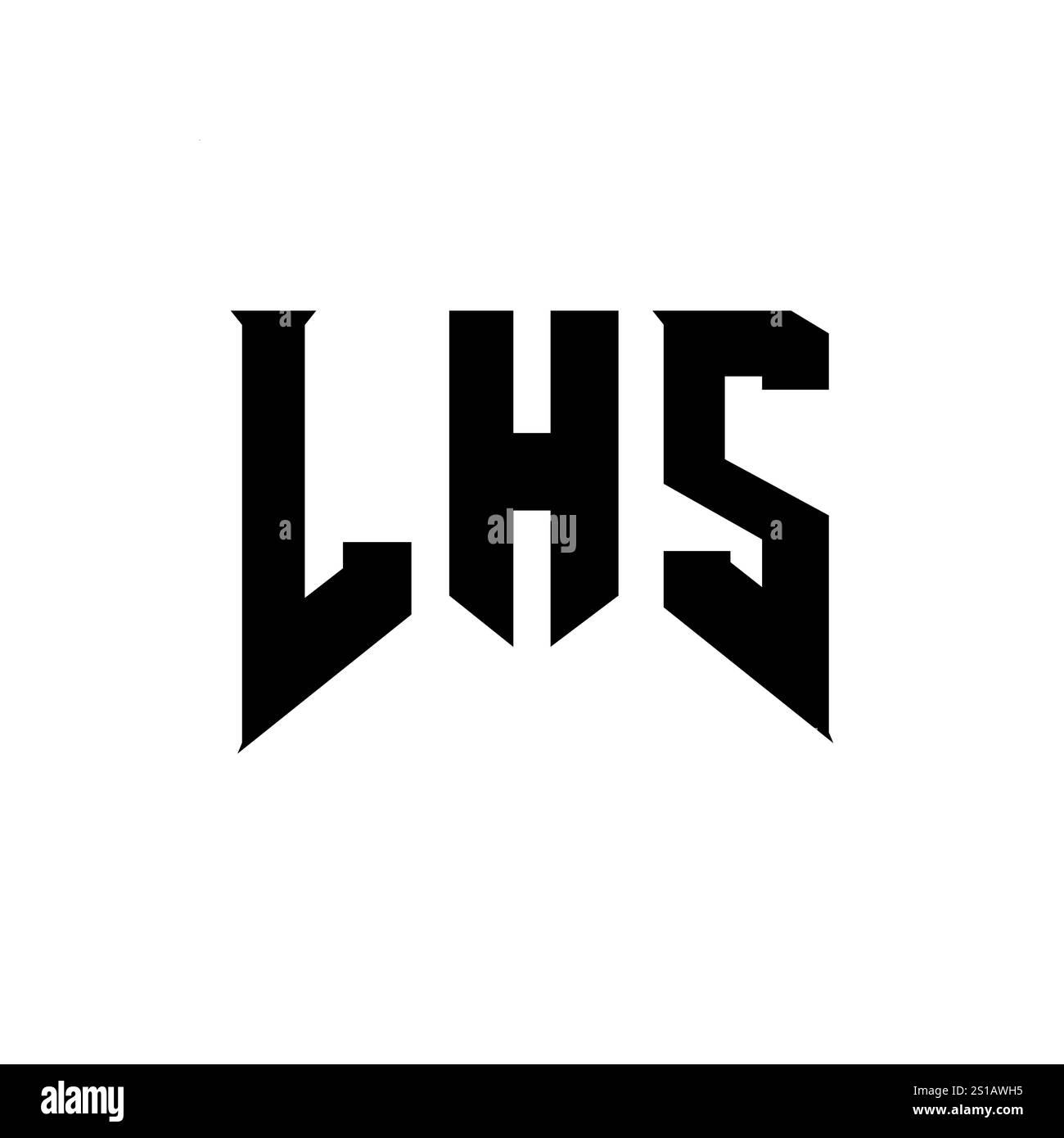 Lhs logo design hi-res stock photography and images - Alamy