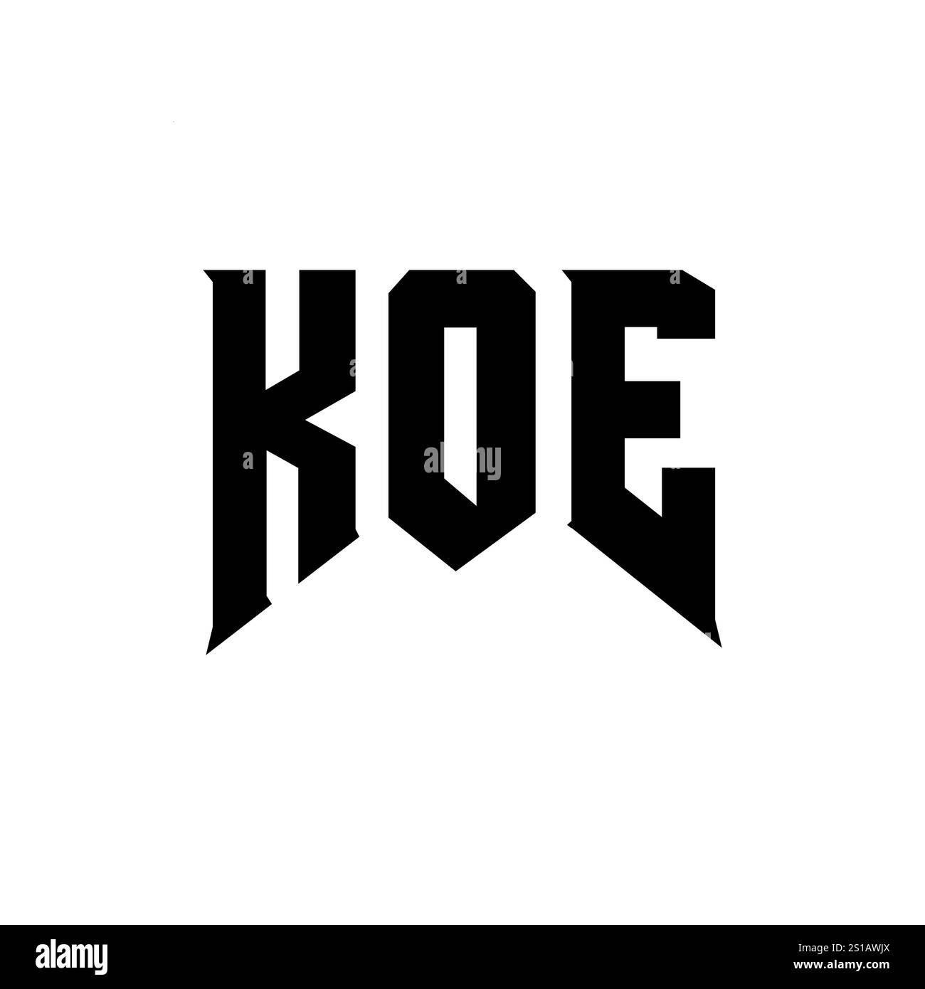 KOE letter logo design for technology company. KOE logo design black ...