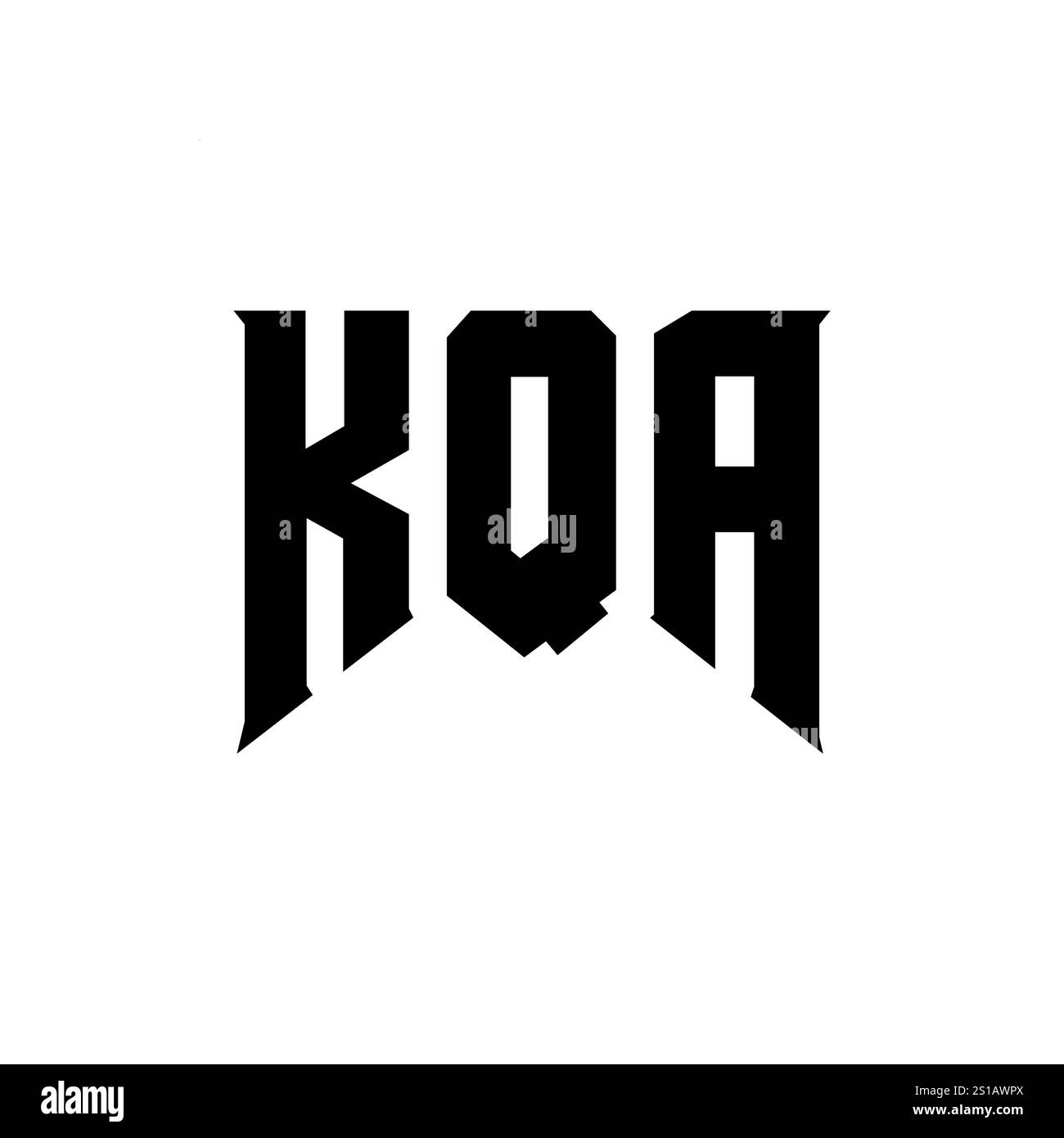 Kqa logo design hi-res stock photography and images - Alamy