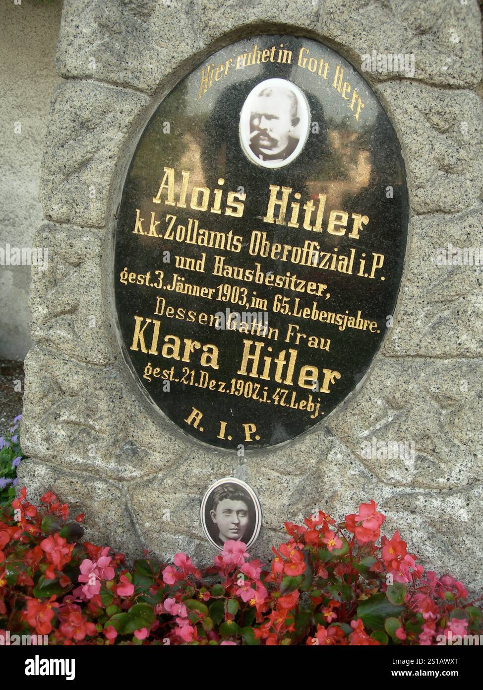 11th August 2008 18th August 2008 The plaque on the grave marker of ...