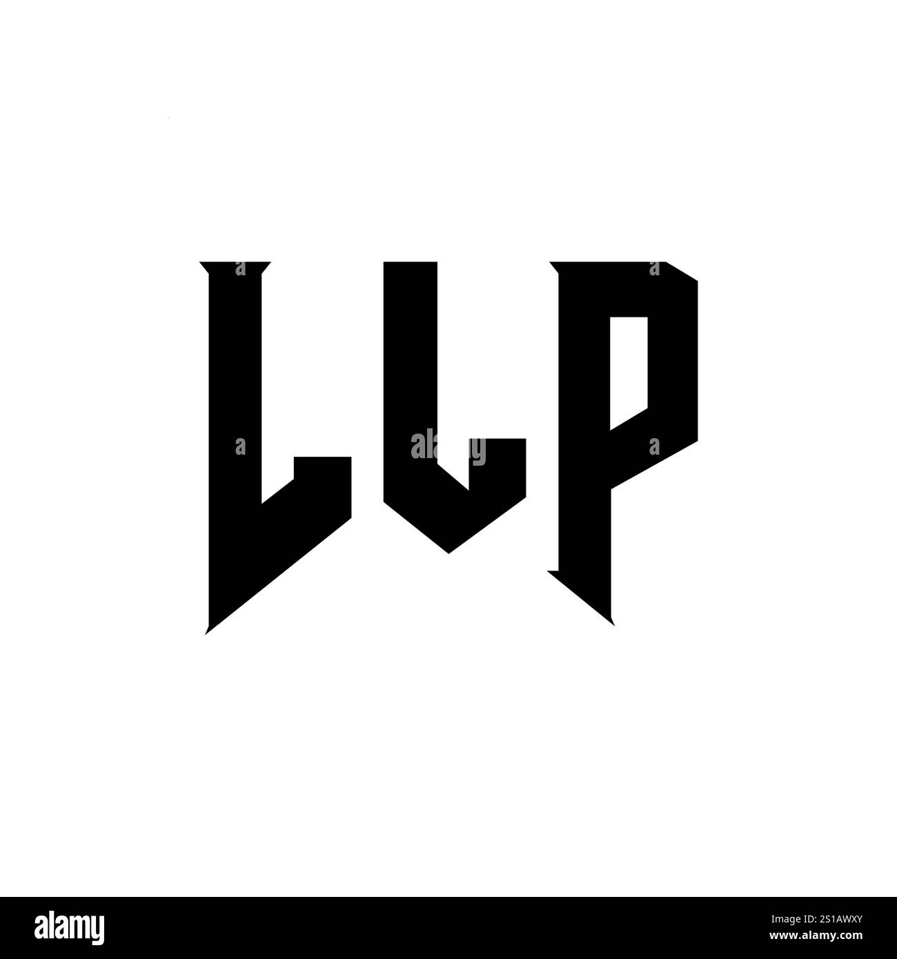 LLP letter logo design for technology company. LLP logo design black ...