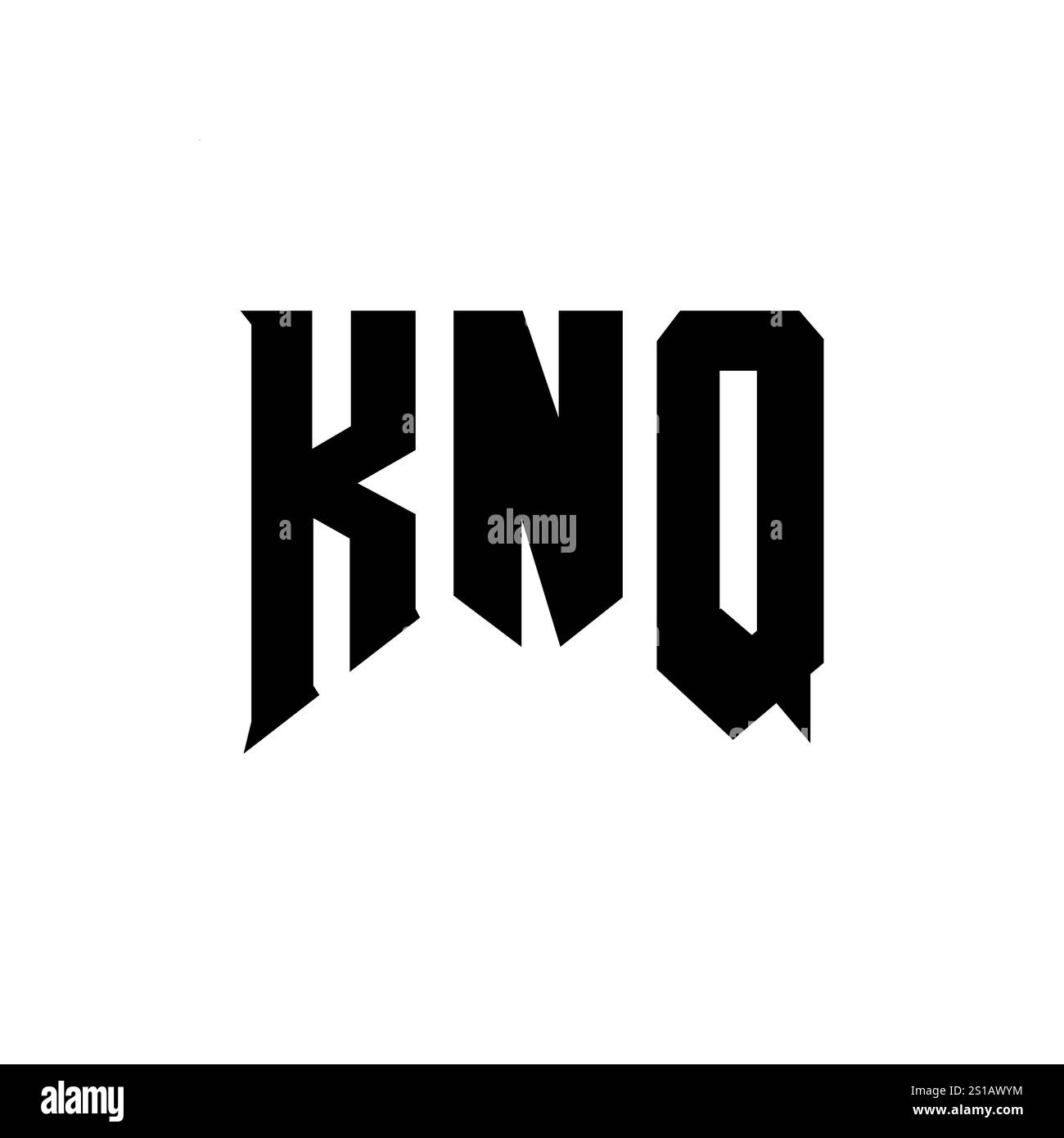 Knq logo design hi-res stock photography and images - Alamy