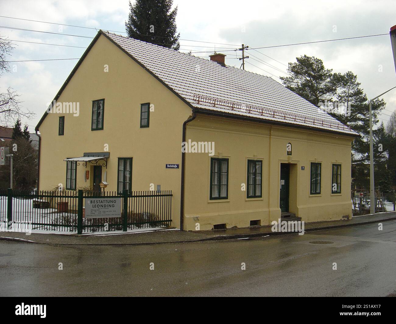 14th February 2009 Adolf Hitler's childhood home at Michaelsbergstrasse ...