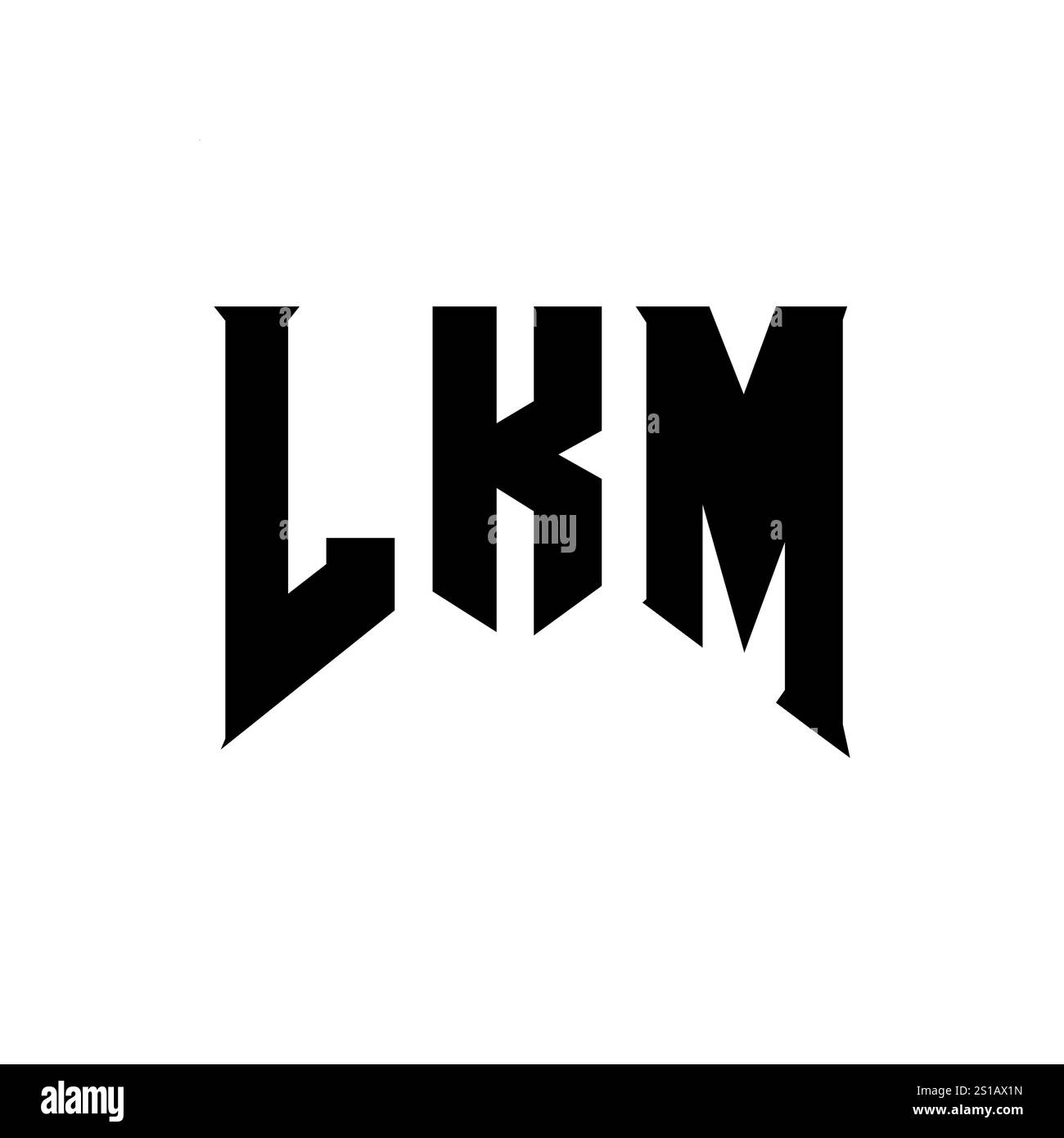 LKM letter logo design for technology company. LKM logo design black ...