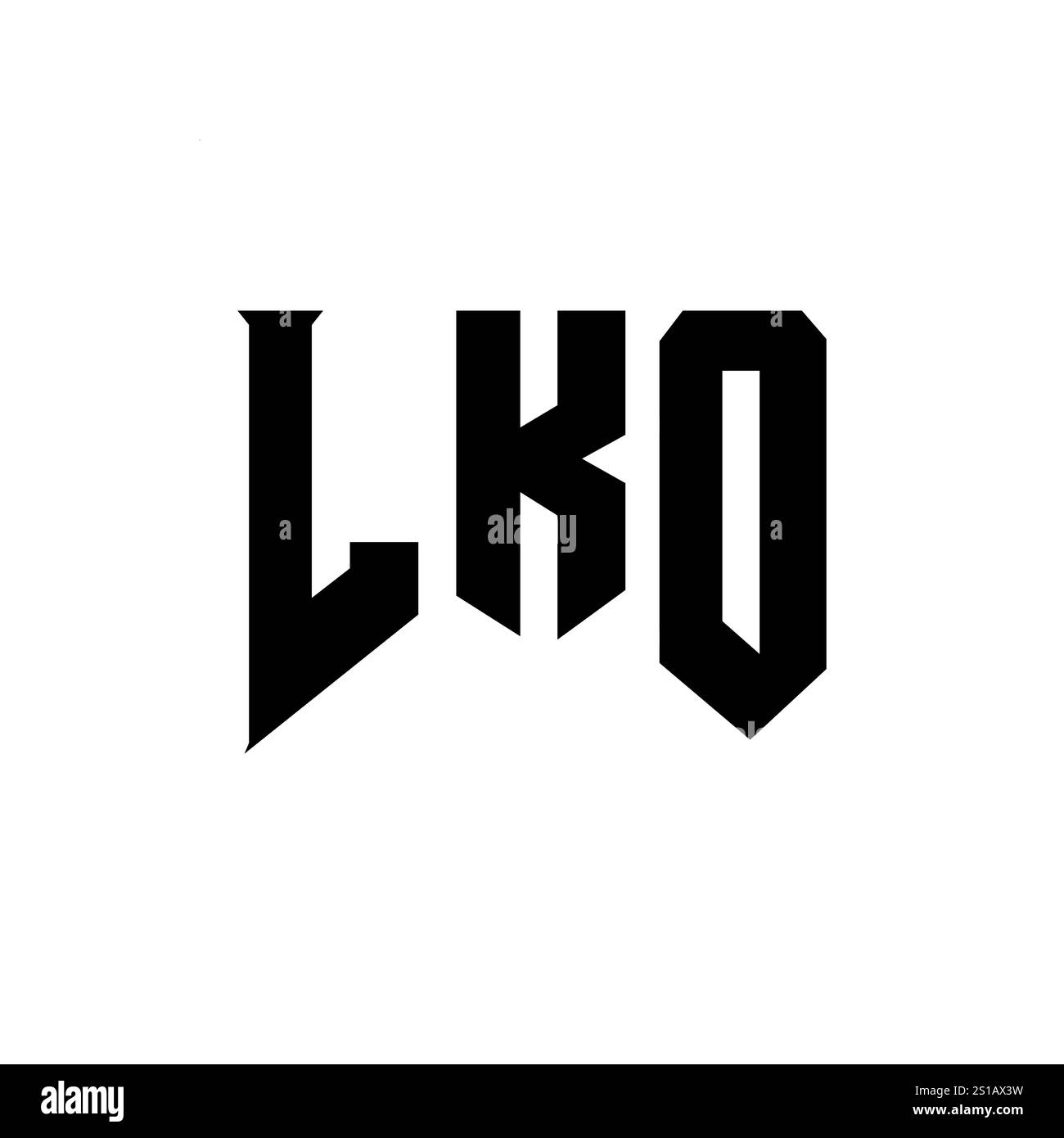 Lko logo design hi-res stock photography and images - Alamy