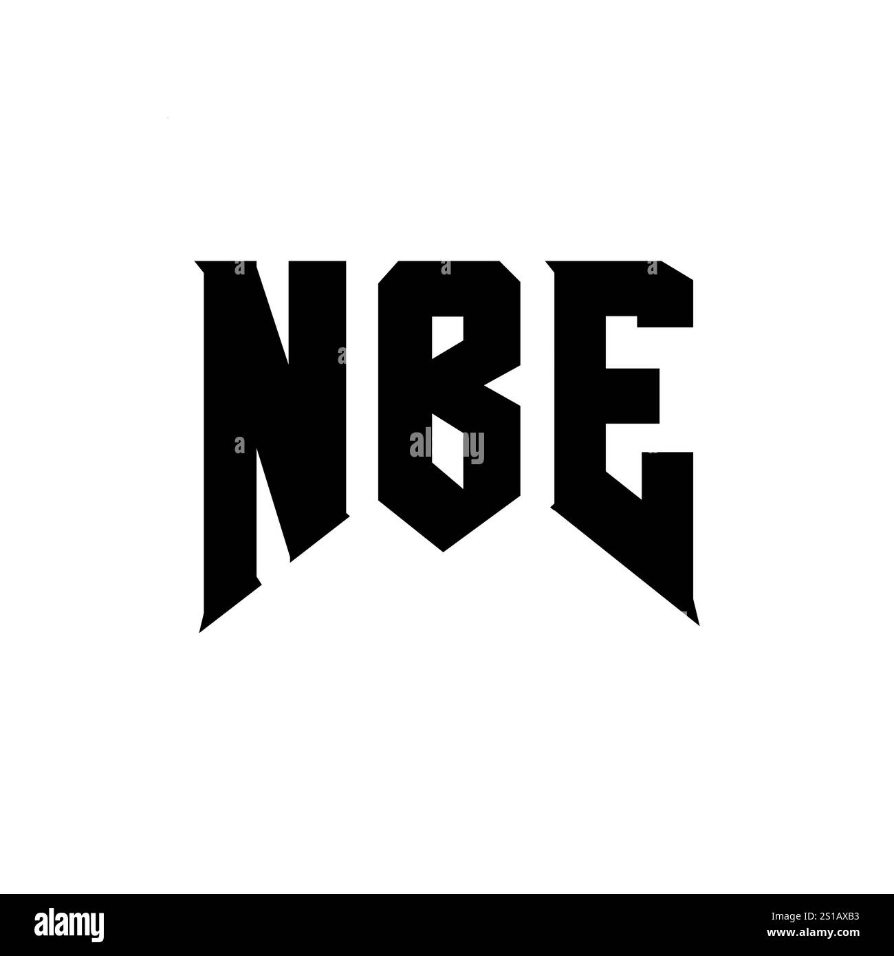Nbe logo design Stock Vector Images - Alamy