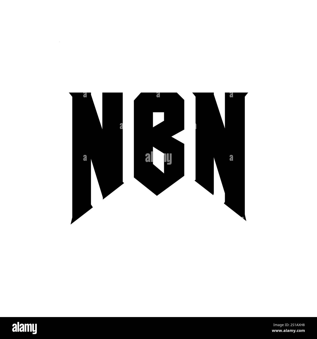 NBN letter logo design for technology company. NBN logo design black ...