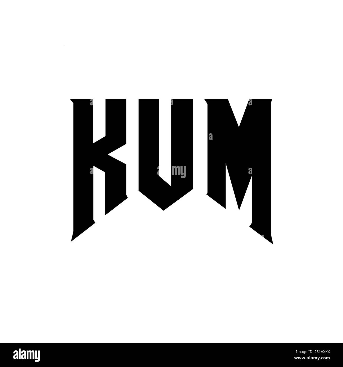 KUM letter logo design for technology company. KUM logo design black ...