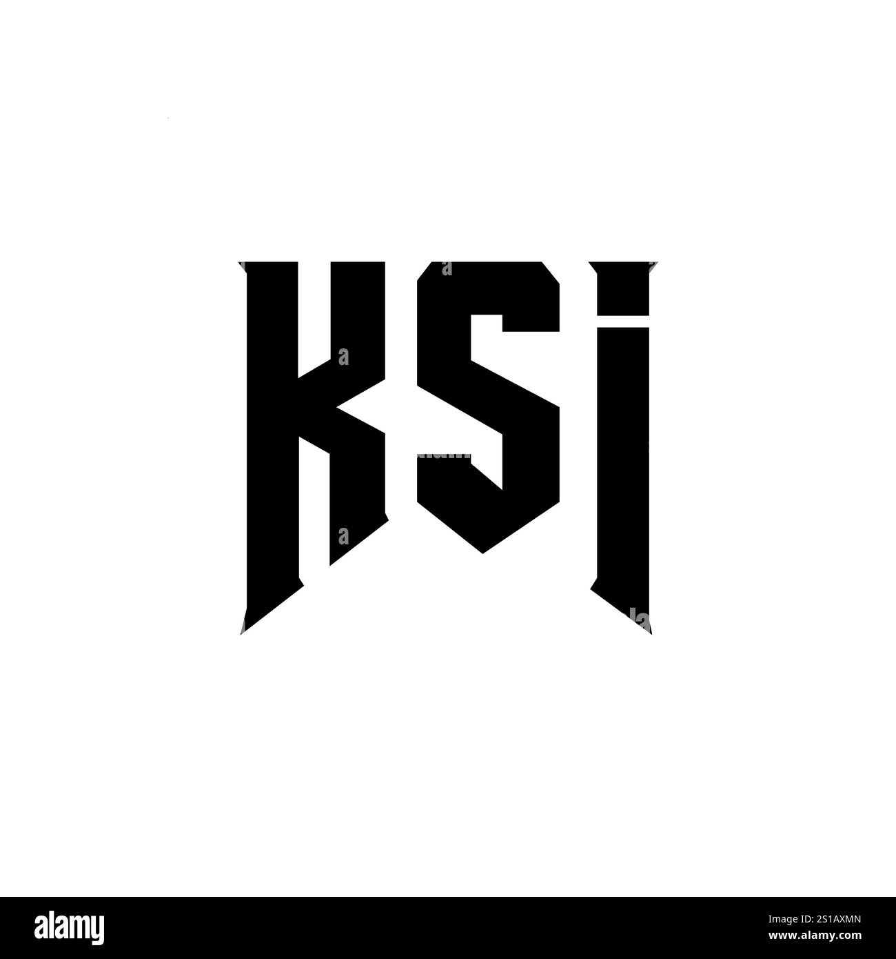 KSI letter logo design for technology company. KSI logo design black ...