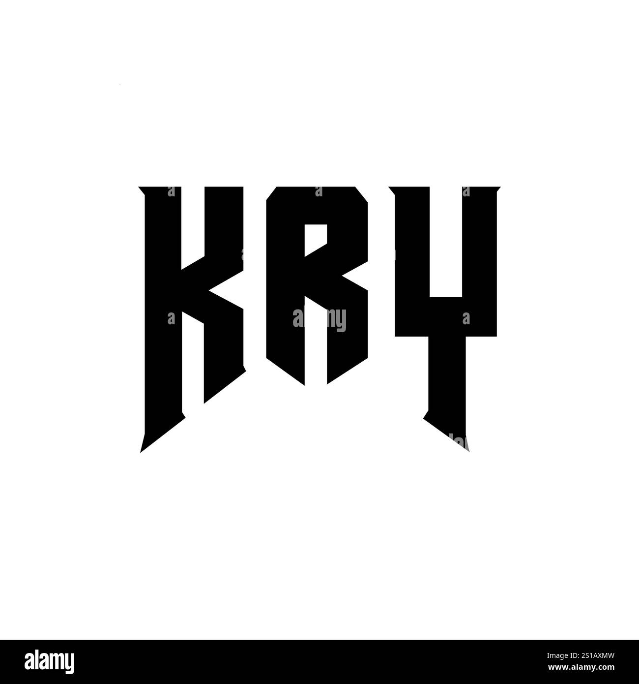 KRY letter logo design for technology company. KRY logo design black ...
