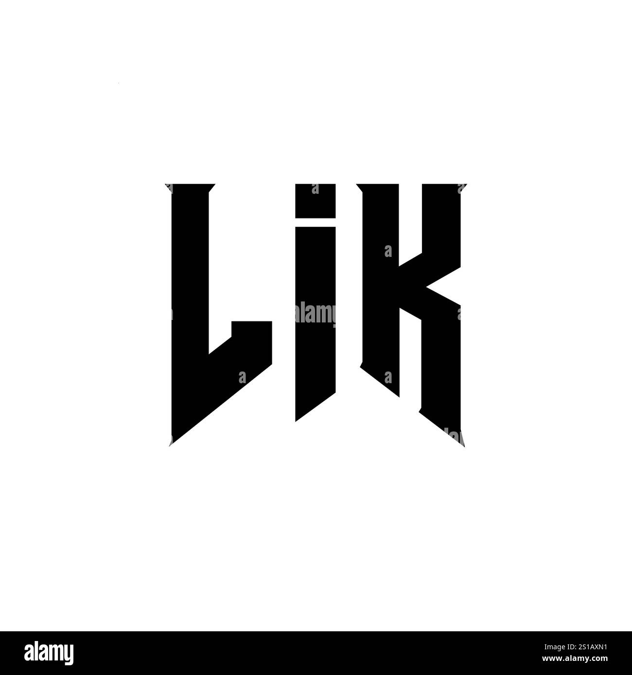 LIK letter logo design for technology company. LIK logo design black ...
