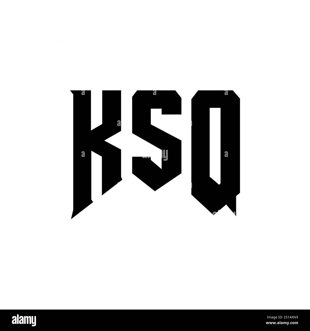 KSQ letter logo design for technology company. KSQ logo design black ...