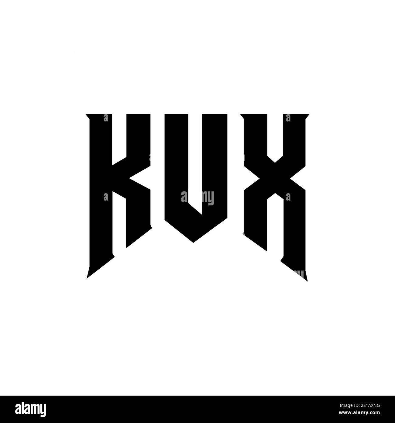 Kux logo design hi-res stock photography and images - Alamy