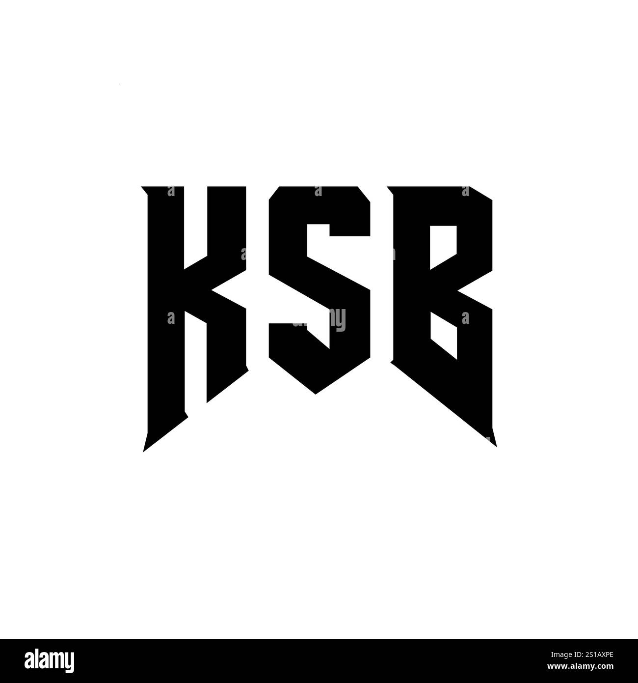 Ksb logo design Black and White Stock Photos & Images - Alamy
