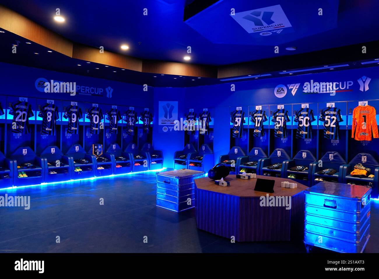 Riyadh, Saudi Arabia. 02nd Jan, 2025. Inside the Inter dressing room ...