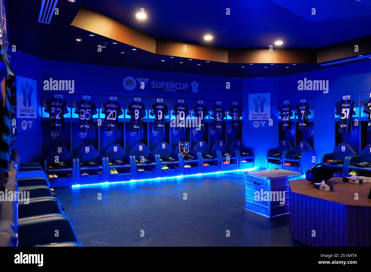 Riyadh, Saudi Arabia. 02nd Jan, 2025. Inside the Inter dressing room ...