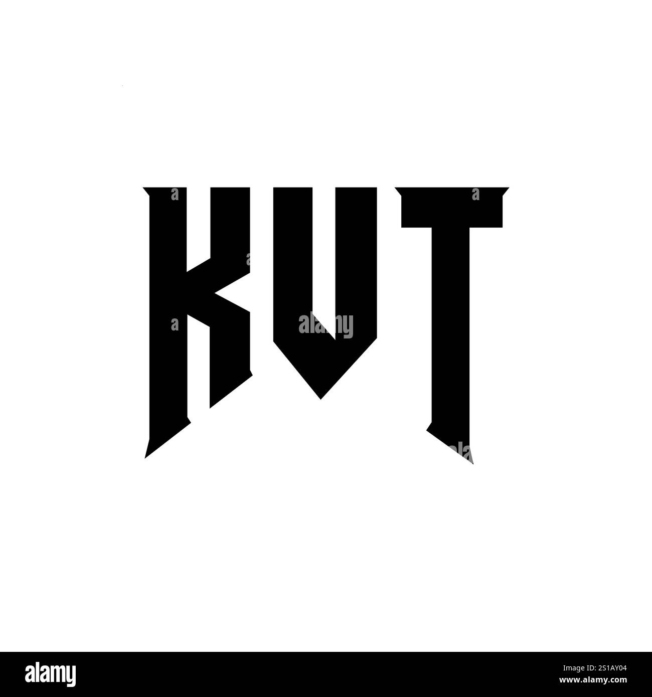 Kvt logo design hi-res stock photography and images - Alamy