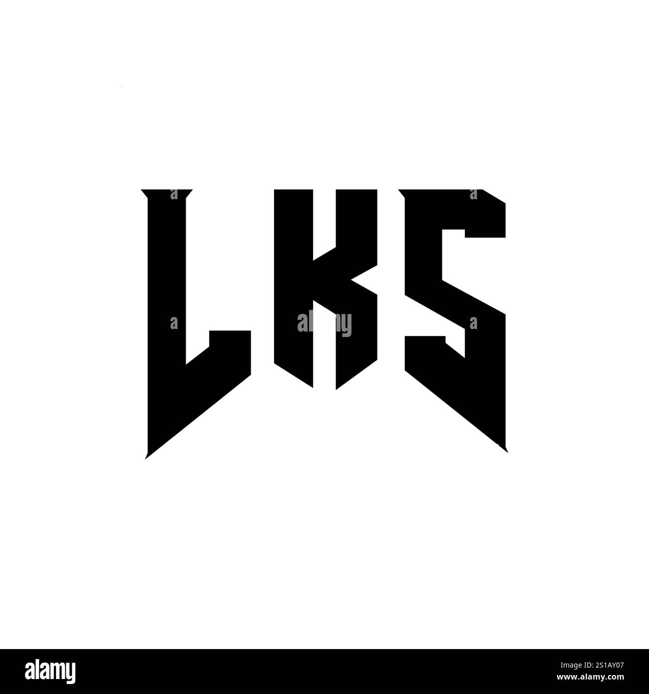 Lks logo design hi-res stock photography and images - Alamy