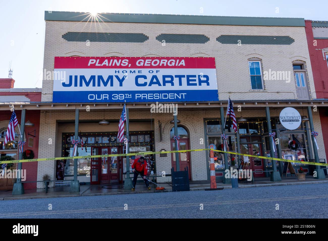 Firefighter Corey Barnes, with the Sumter County Fire Rescue Department ...