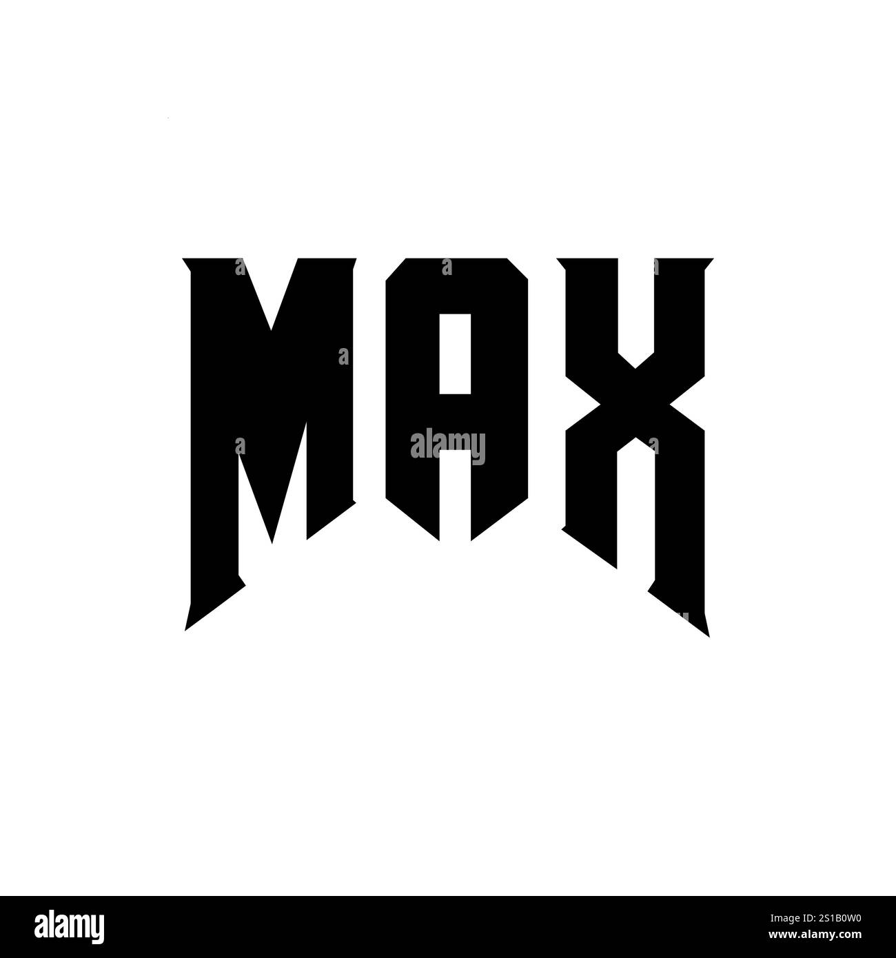 MAX letter logo design for technology company. MAX logo design black ...