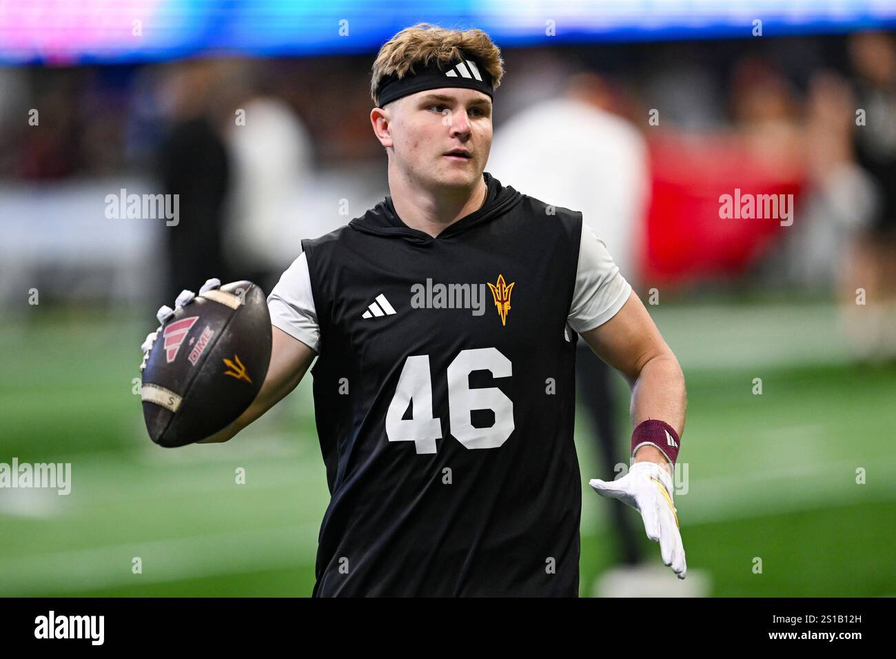 ATLANTA, GA – JANUARY 01: Defensive Back Tommy Romano #46 of the ...