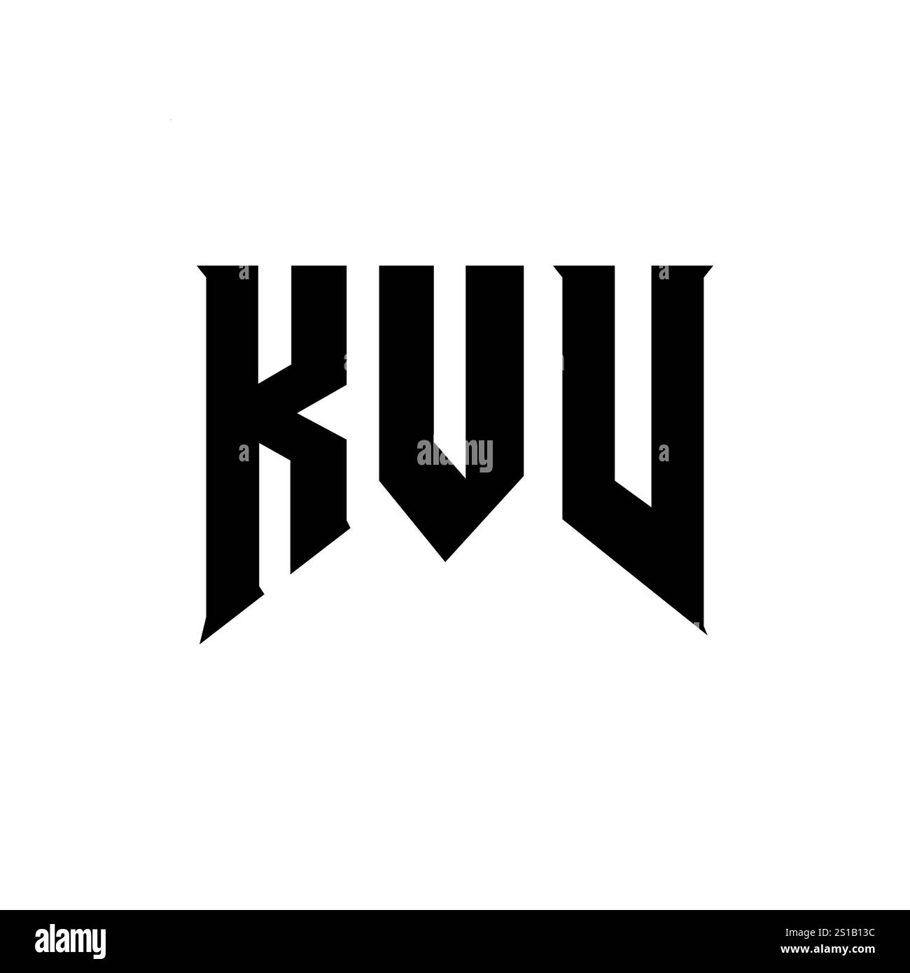 Kvv logo design Stock Vector Images - Alamy