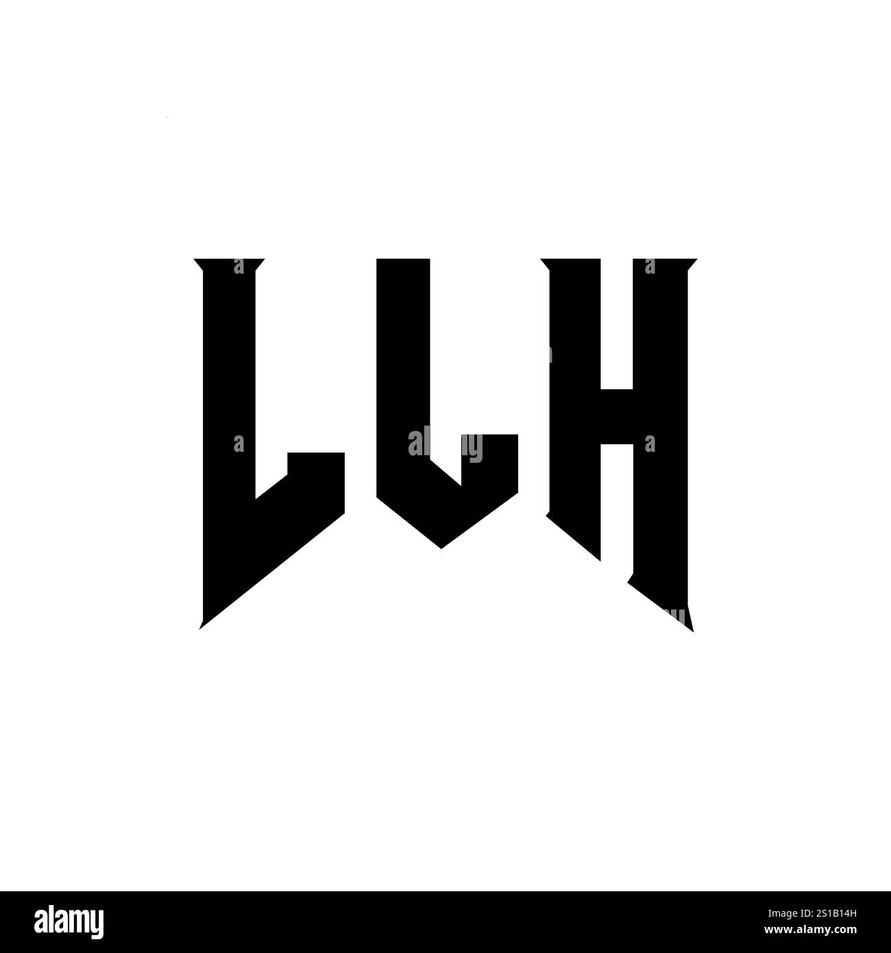 Llh minimalist logo hi-res stock photography and images - Alamy