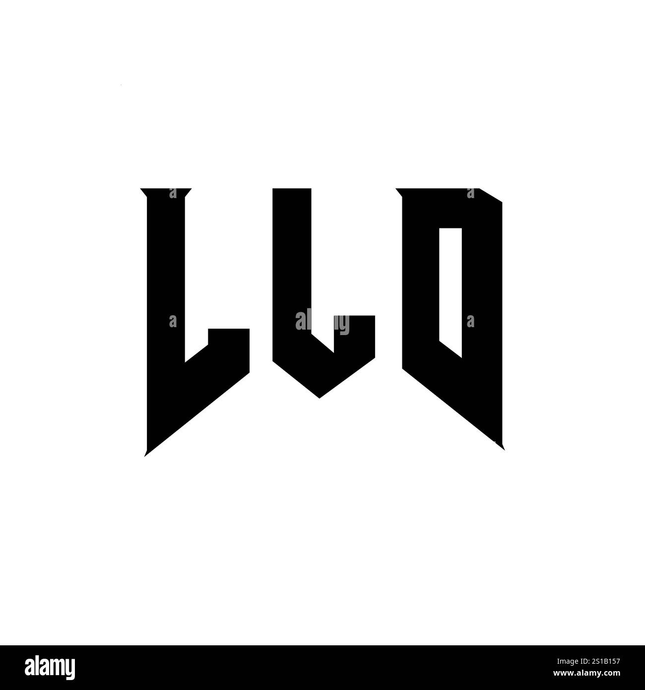 LLD letter logo design for technology company. LLD logo design black ...