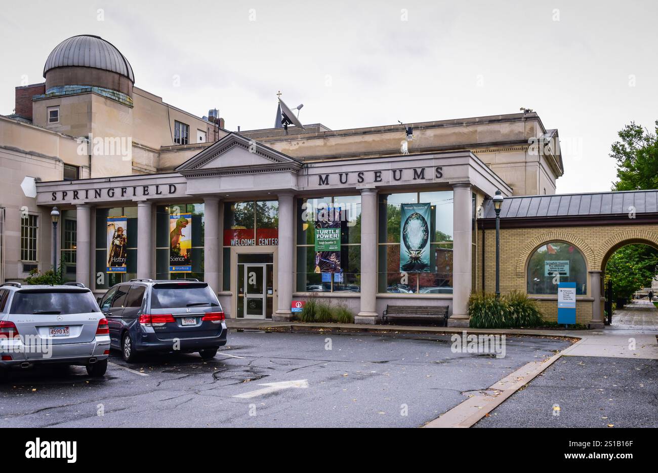 Springfield, MA USA - October 24, 2017: The Springfield Museum is home ...