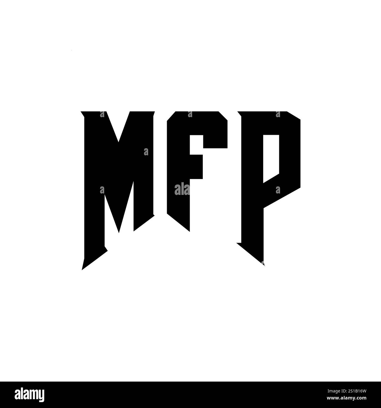 Mfp logo design Black and White Stock Photos & Images - Alamy