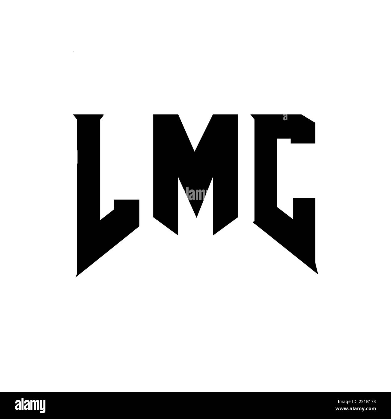 LMC letter logo design for technology company. LMC logo design black ...
