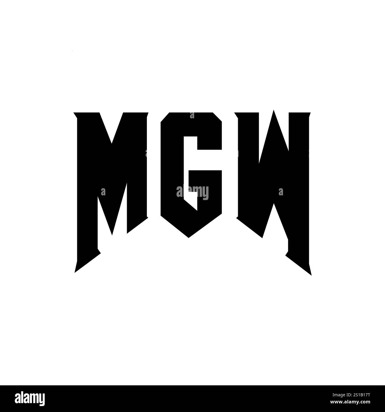 Mgw business logo Black and White Stock Photos & Images - Alamy