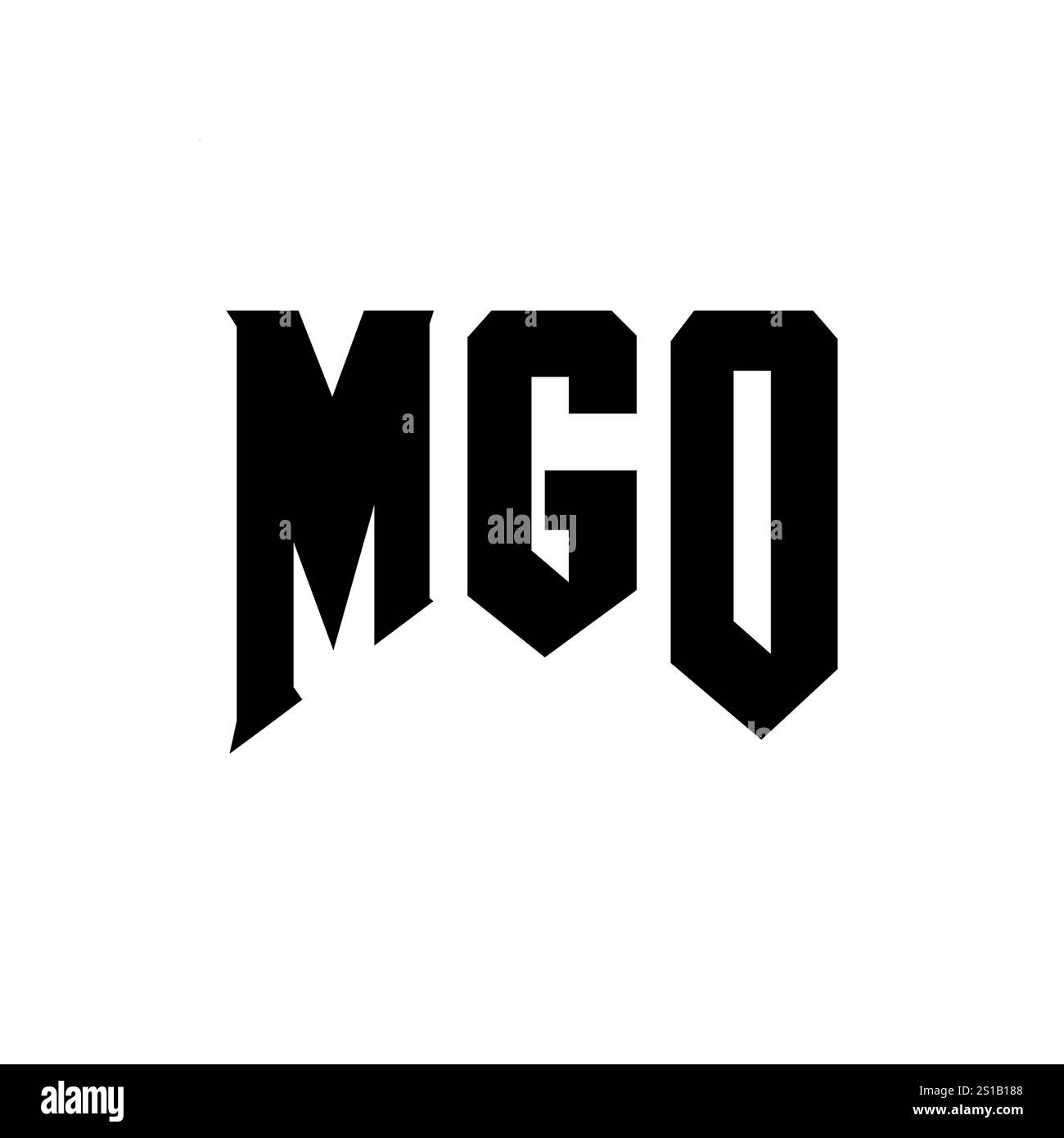 MGO letter logo design for technology company. MGO logo design black ...
