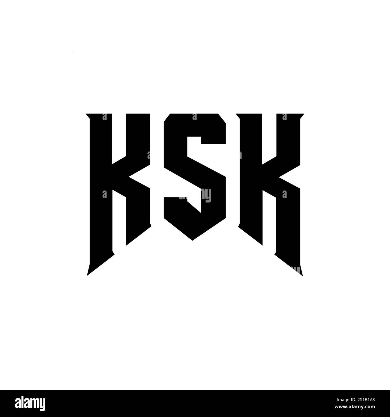 KSK letter logo design for technology company. KSK logo design black ...
