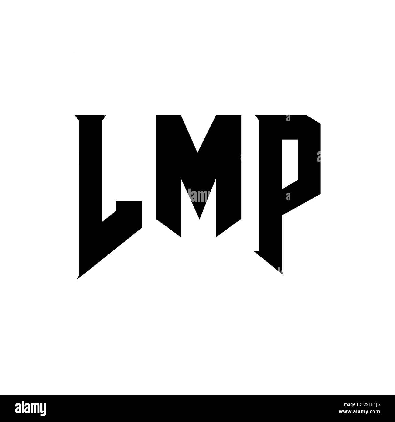 LMP letter logo design for technology company. LMP logo design black ...