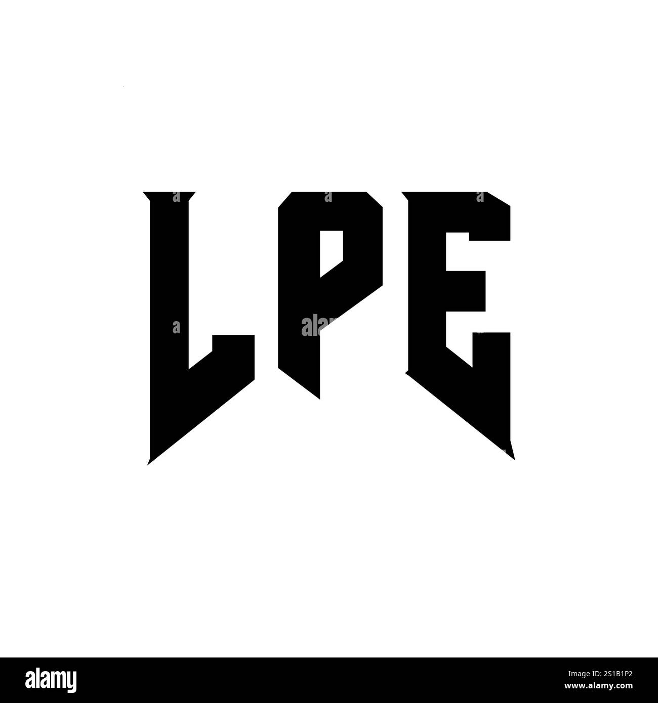 Lpe logo design hi-res stock photography and images - Alamy