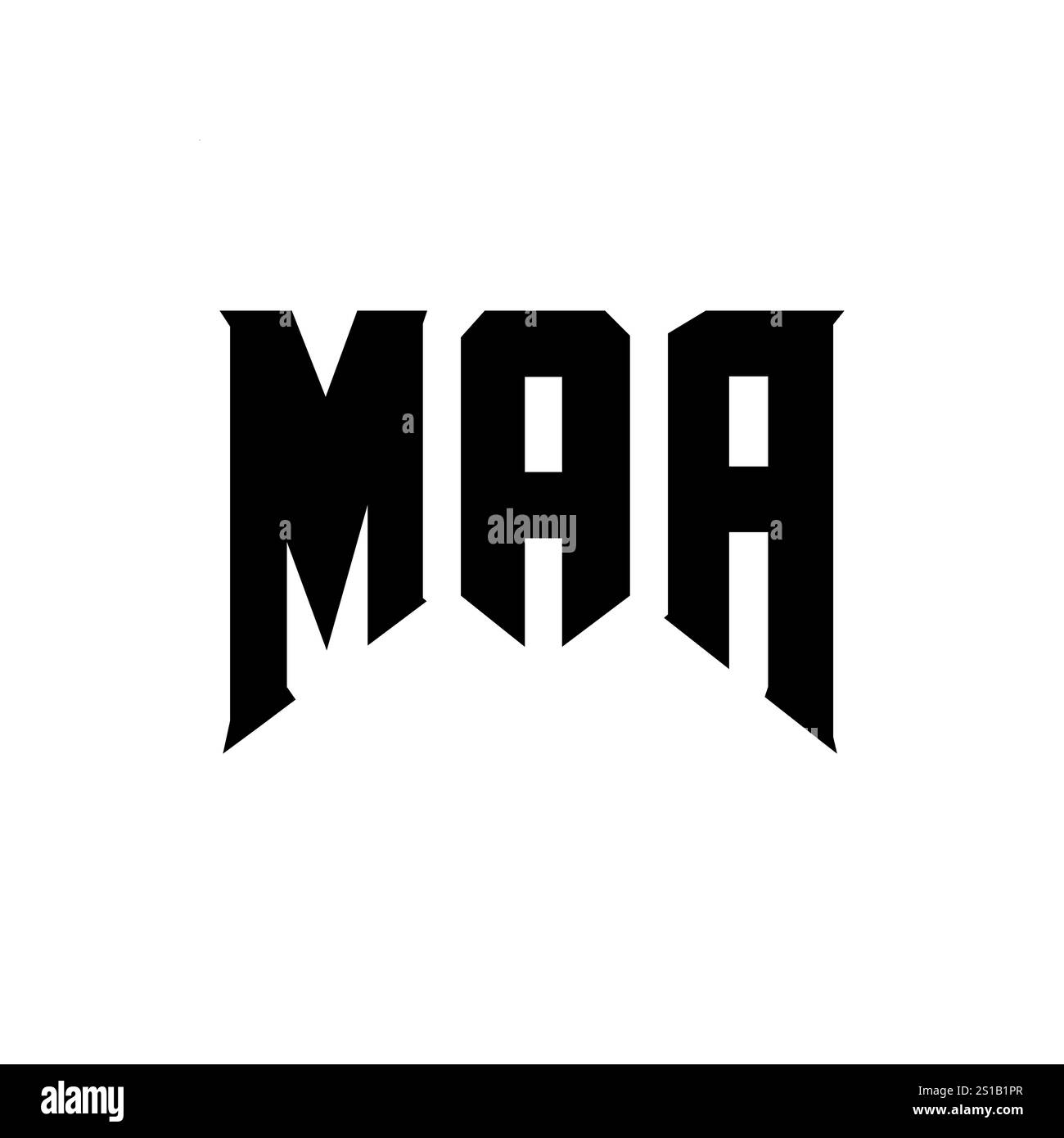 MAA letter logo design for technology company. MAA logo design black ...
