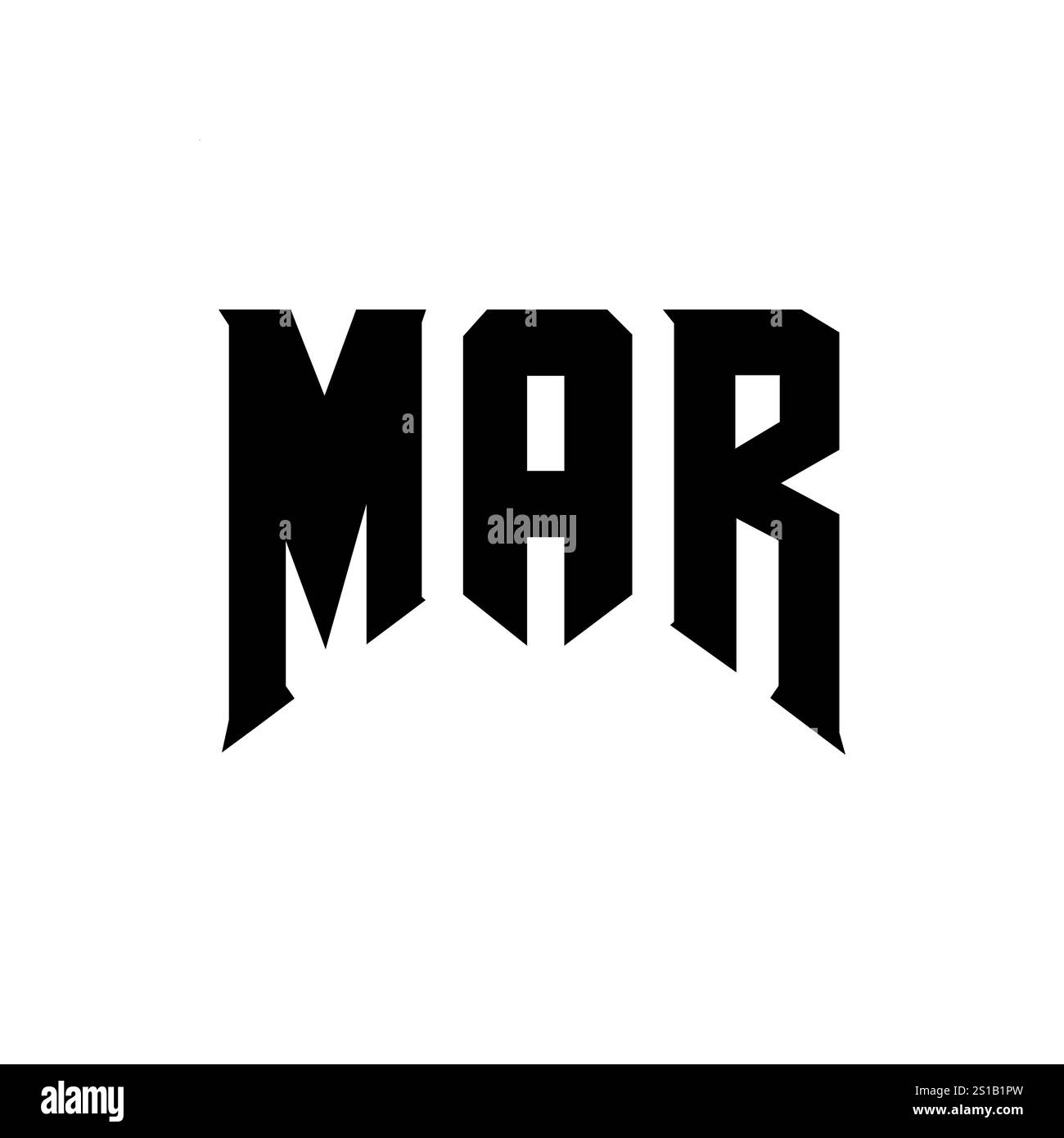 MAR letter logo design for technology company. MAR logo design black ...