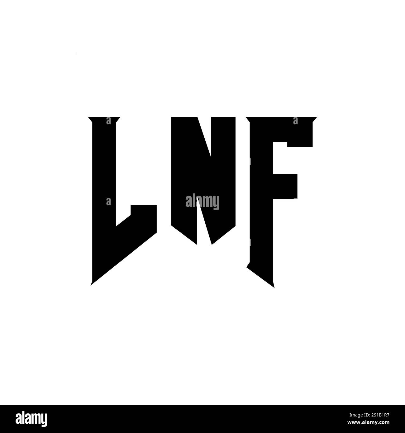 Lnf logo design hi-res stock photography and images - Alamy