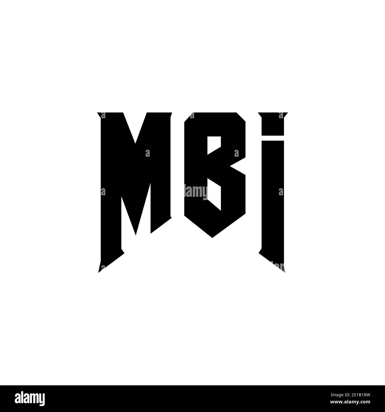 MBI letter logo design for technology company. MBI logo design black ...