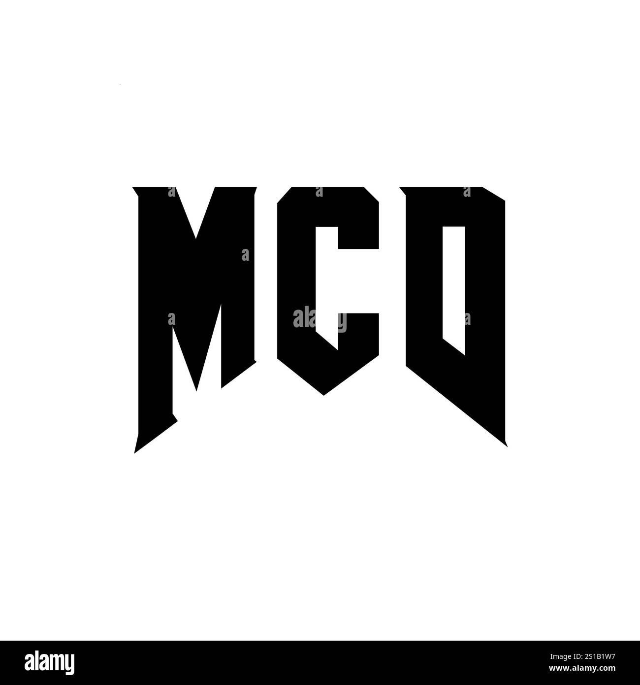 MCD letter logo design for technology company. MCD logo design black ...