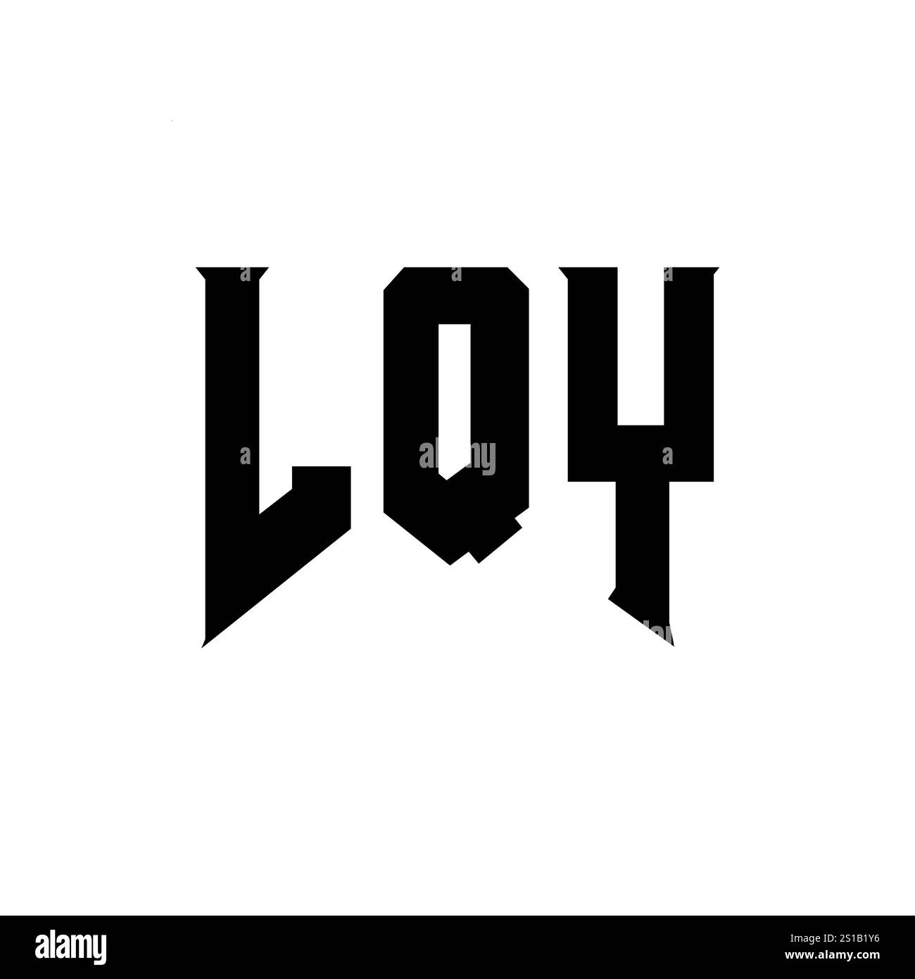 Lqy logo design hi-res stock photography and images - Alamy