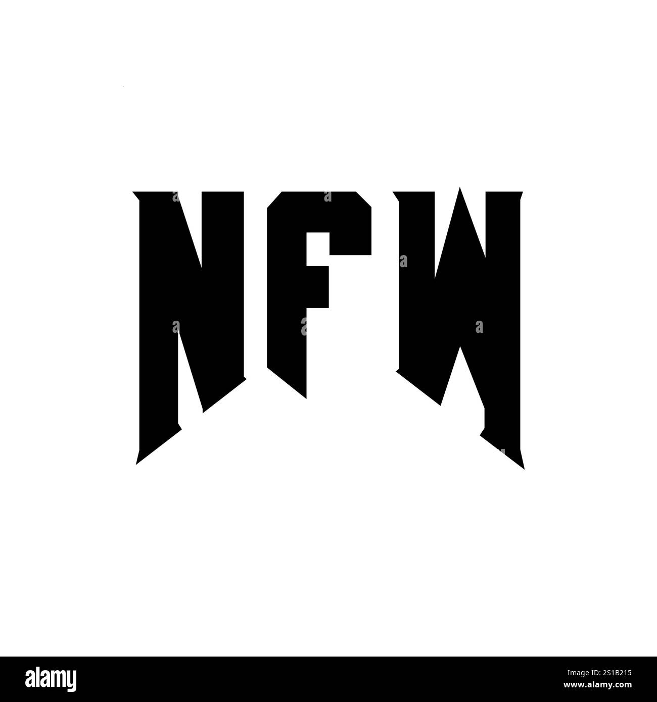 Nfw logo design hi-res stock photography and images - Alamy