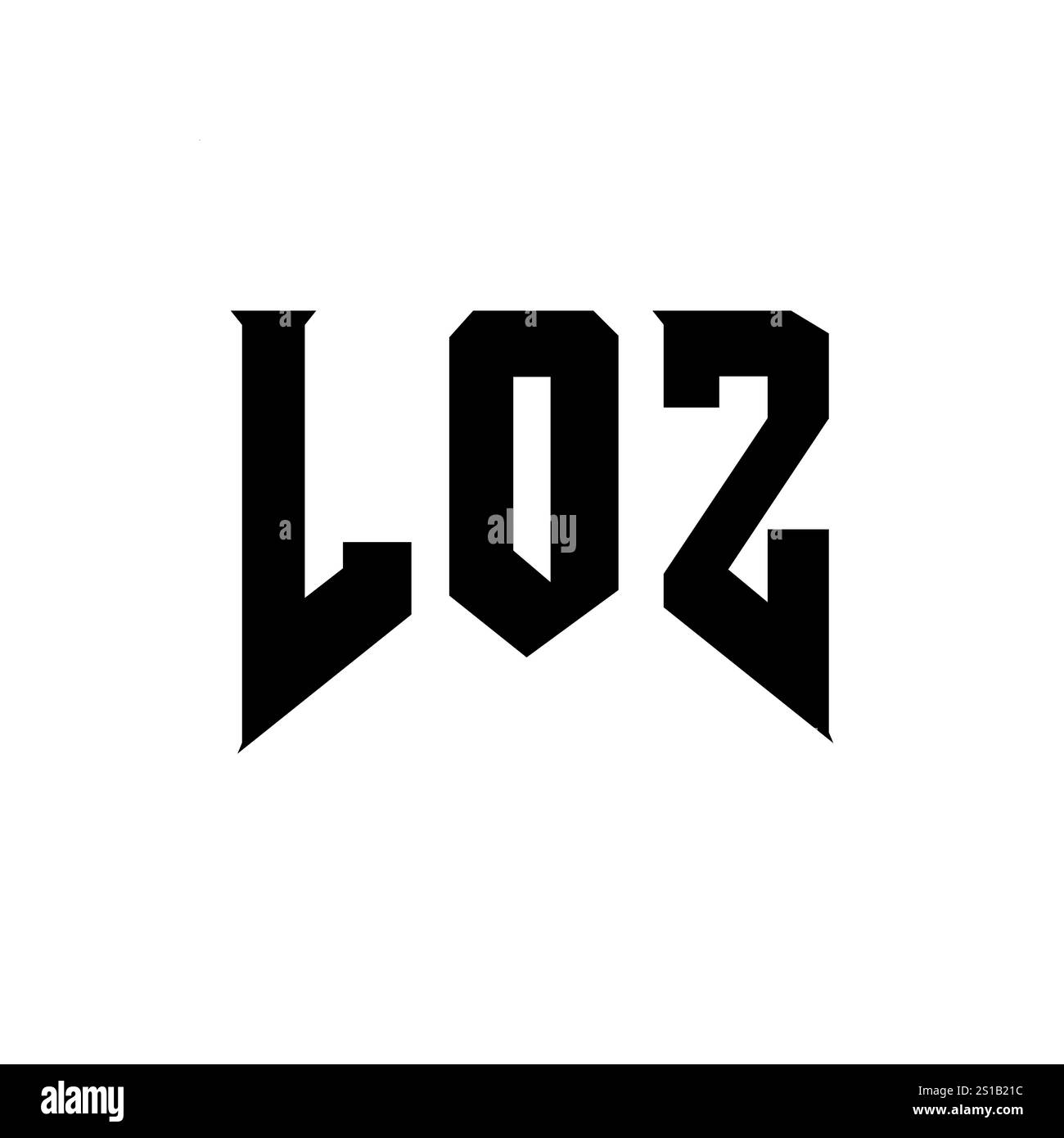 Loz logo design Stock Vector Images - Alamy