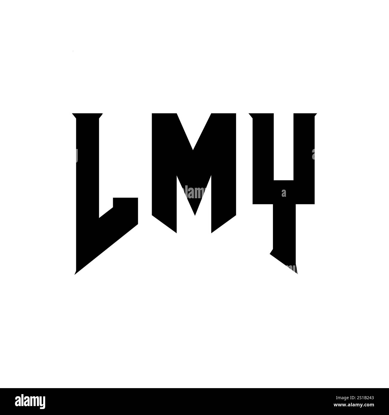 Lmy logo design Stock Vector Images - Alamy