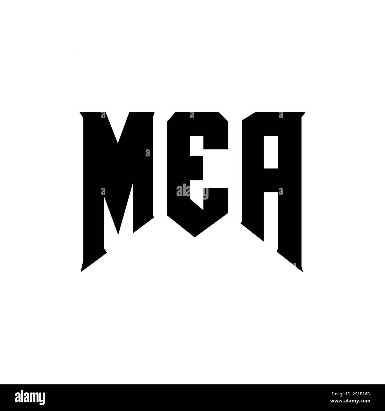 MEA letter logo design for technology company. MEA logo design black ...